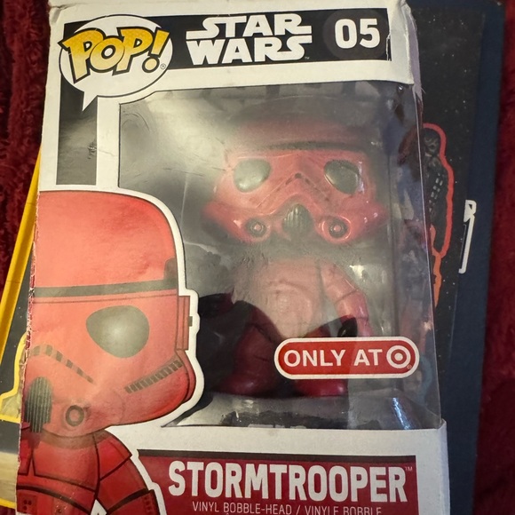 Funko | Other | Star Wars Red Stormtrooper Funko Pop | Poshmark